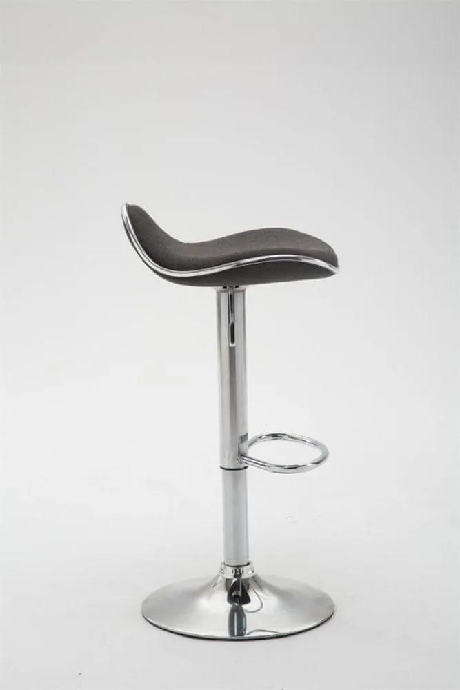 Bhm germany Barová židle Shanghai, textil, tmavě šedá