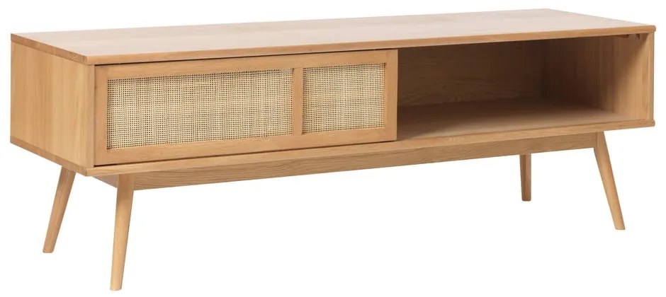 TV stolek v dekoru dubu v přírodní barvě 150x50 cm Barrali – Unique Furniture