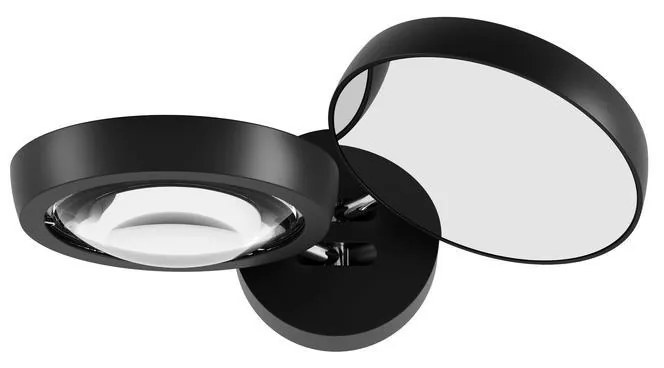Studio Italia Design Nautilus 165049, svítidlo se 2 nastavitelnými reflektory, 2x15W LED 2700K stmívatelné, černá, šířka max 28cm