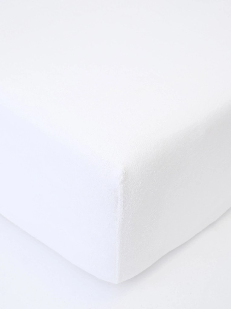 MK Lůžkoviny Froté prostěradlo 180 × 200 cm - bílá