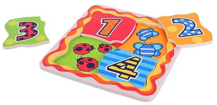 Bigjigs Toys Moje první počítací puzzle