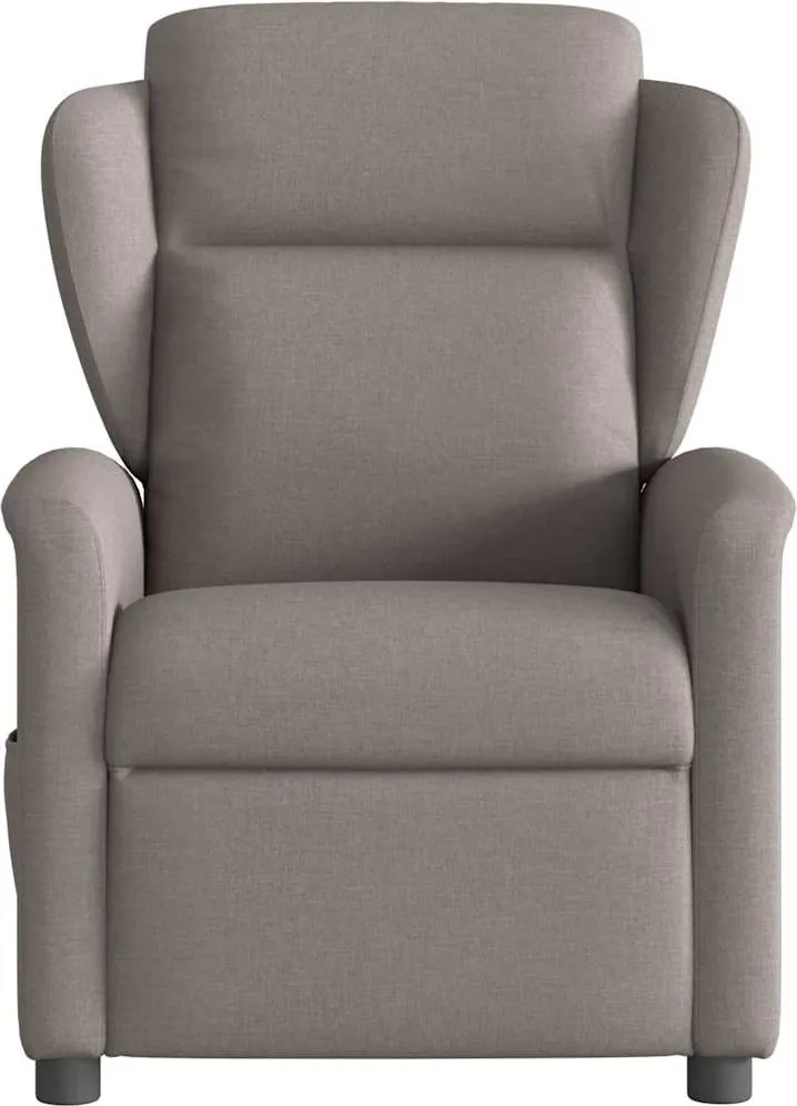 Elektrické polohovací křeslo taupe textil 3303121