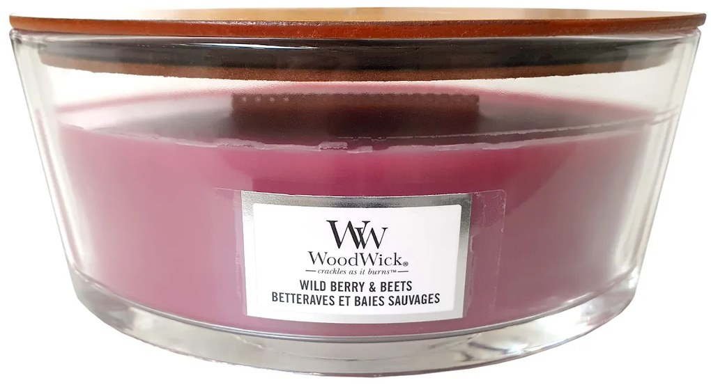 OnaDnes -20% Vonná svíčka WoodWick loď, Berry & Beets