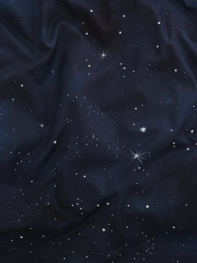 MK Lůžkoviny Bavlněné povlečení Renforcé - Hvězdná obloha 140 × 200 cm, 70 x 90 cm