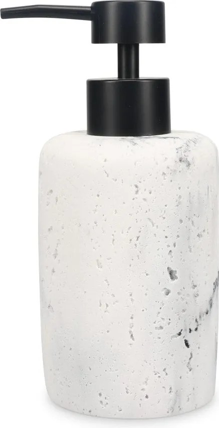 Bílý dávkovač mýdla z polyresinu 250 ml Suds – S|P Collection