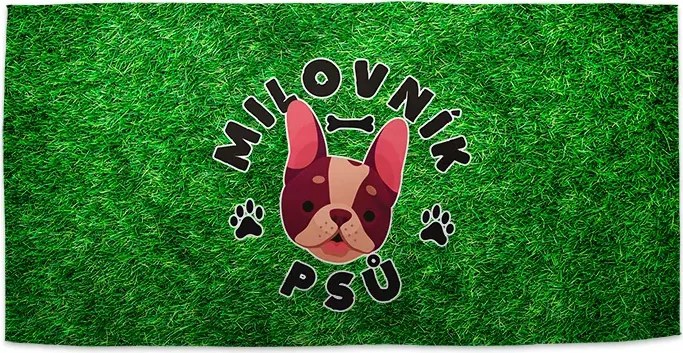 Sablio Ručník Milovník psů - 50x100 cm
