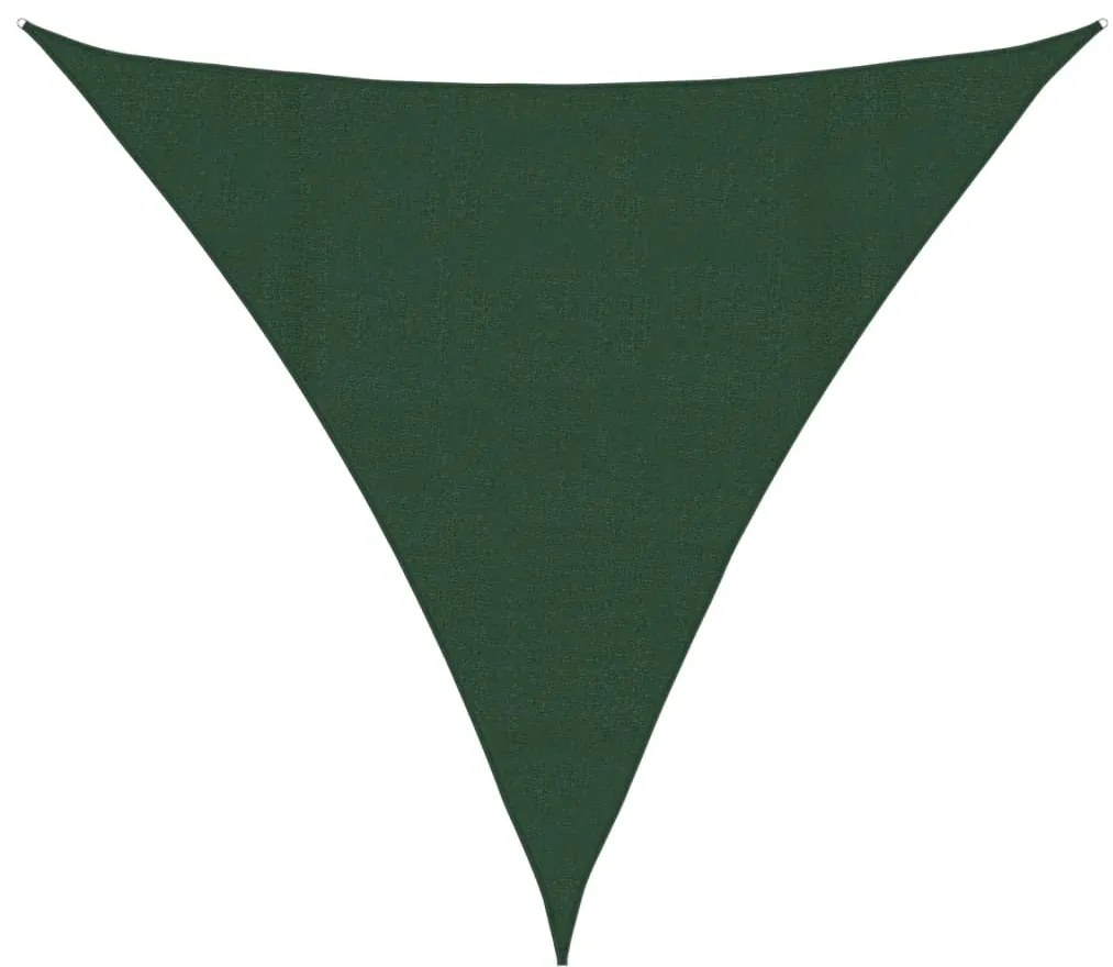 Plachta proti slunci 160 g/m² tmavě zelená 4 x 4 x 4 m HDPE 311478