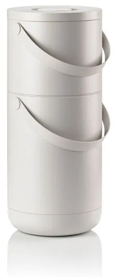 Zone Denmark Kuchyňský odpadkový koš 22+12l Circular Warm Grey