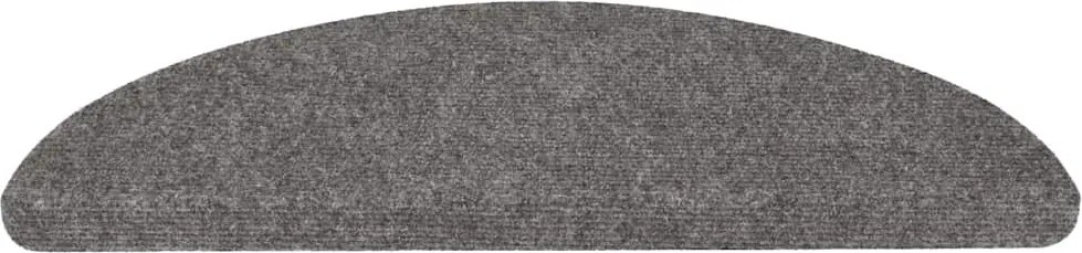 Samolepicí rohože na schody 30 ks šedé 56x17x3 cm 3365910