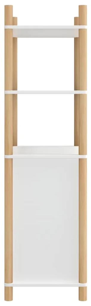 Skříň highboard bílá 60 x 40 x 141 cm kompozitní dřevo,  345693