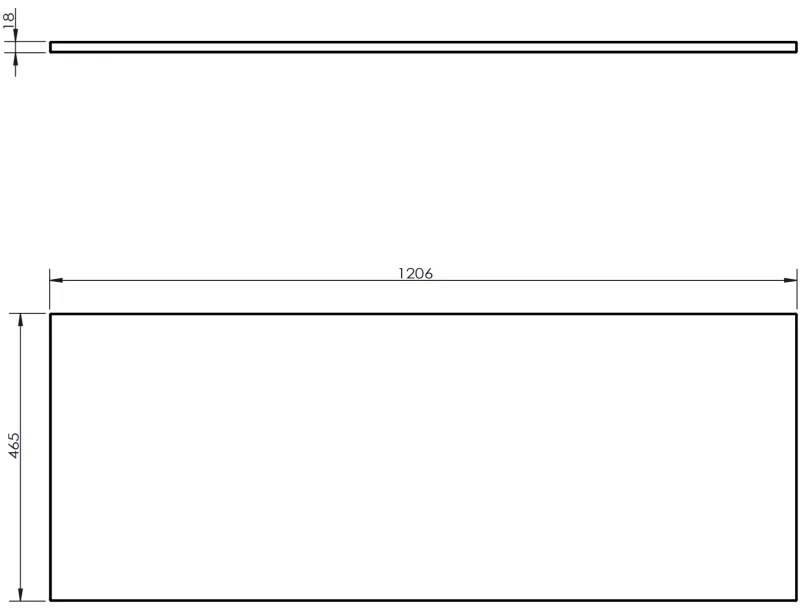 Mexen Rivel, koupelnová skříňka 120 cm s horní částí, 1 zásuvka, drážkovaná, grafit matná - 91A20-12023-1-BFC66
