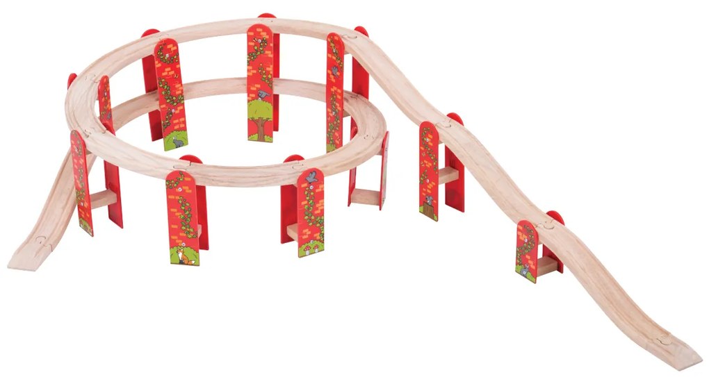 Bigjigs Rail Víceúrovňový set kolejí