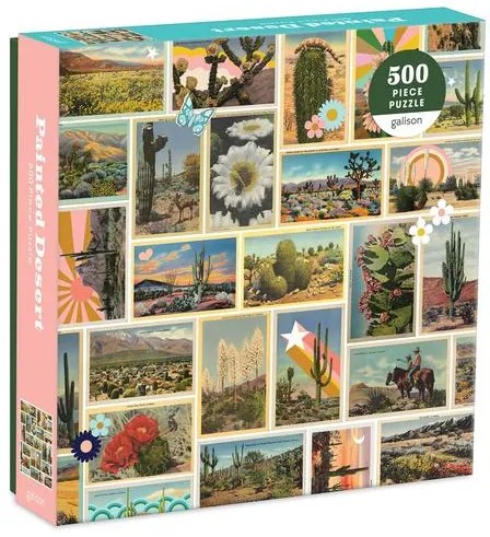Galison Puzzle Barevná poušť 500 dílků