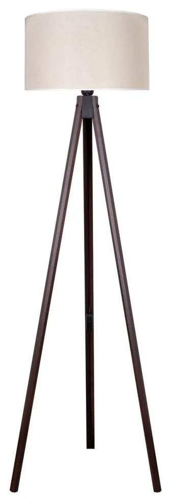 Duolla | Duolla - Stojací lampa 1xE27/60W/230V krémová/wenge | DU82658SE