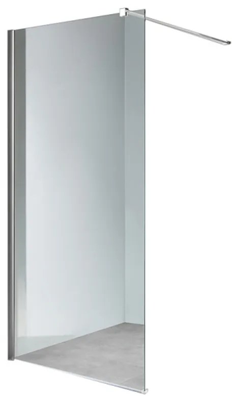 BPS-koupelny Sprchová zástěna Walk-in HYD-WI07 120 chrom - bez vaničky