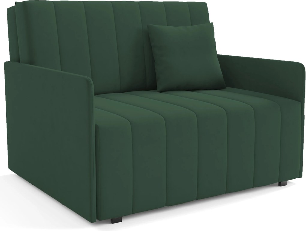 Eka Pohovka NERO II, 120 cm Barva látky: Hnědá (Kronos 06)