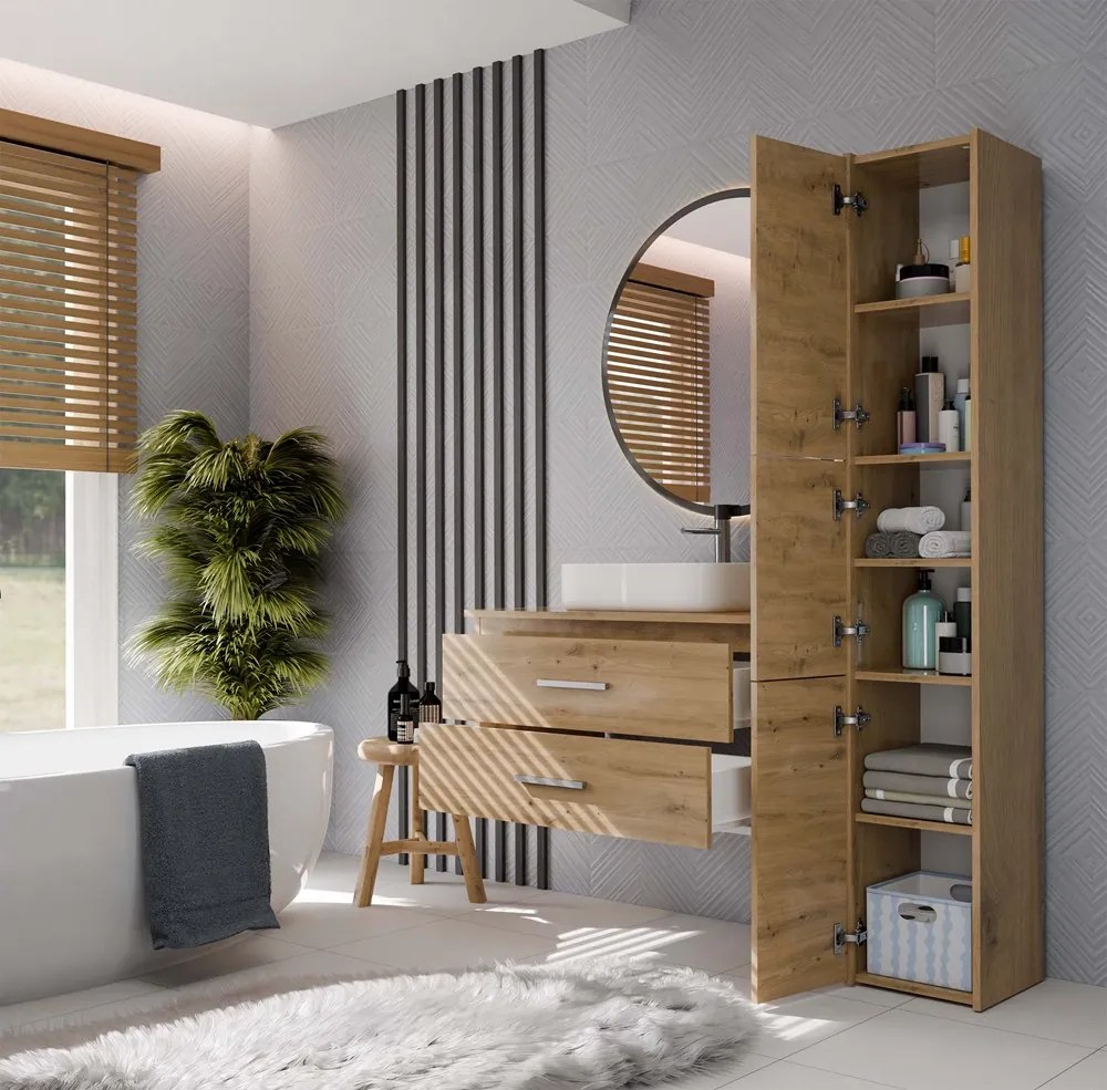 Skříňka pod umyvadlo NEL 80 dub artisan