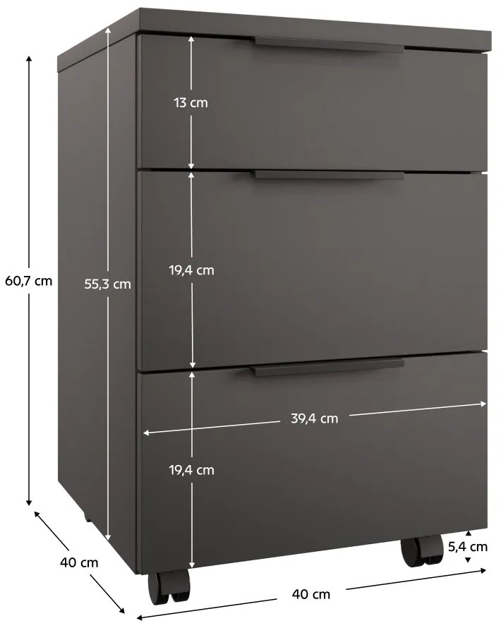 Kondela Kontejner, antracit, ADAPO ADP06