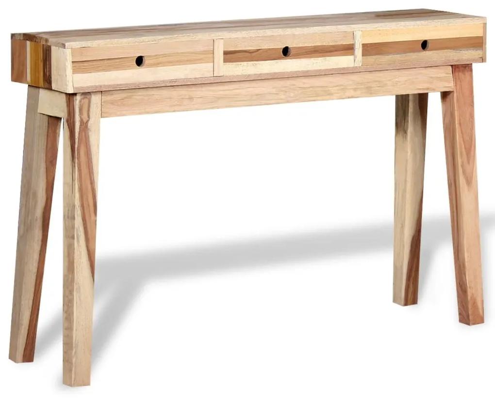 Konzolový stolek z masivního recyklovaného dřeva