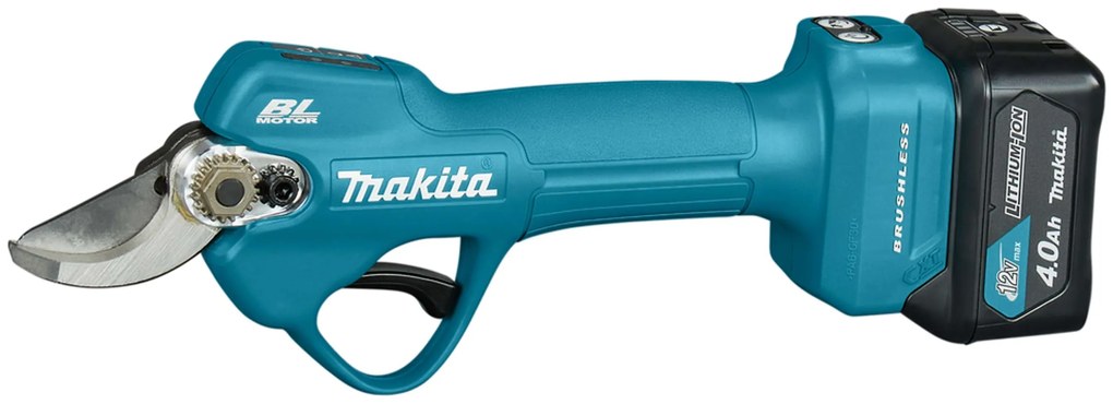 Makita - 12V AKU nůžky, 1x aku 4,0 Ah Li-ion CXT, nabíječka UP100DSMJ