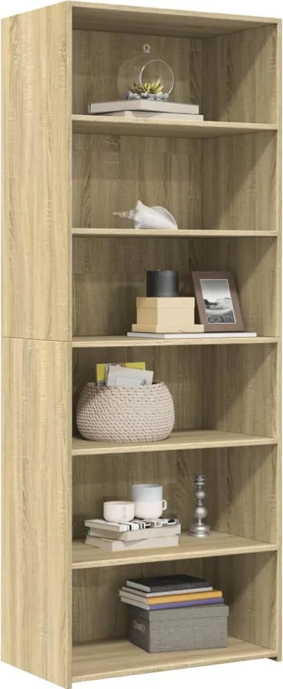 Skříň highboard dub sonoma 70 x 41 x 185 cm kompozitní dřevo 3281689