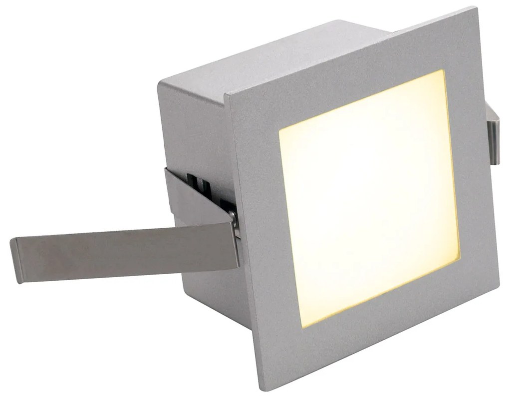 SLV 111262 Frame Basic LED, zápustné svítidlo do stěny, 1x1W power LED, 9x9cm, teple bílá barva světla