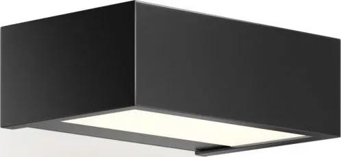 Nástěnná lampa Box LED 2700K 15 cm černá matná