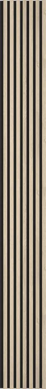 Mexen Lam-F, akustické stěnové lamely 275 × 31,5 cm, filc 6 mm, dub perlový, S105-275317-2812-058