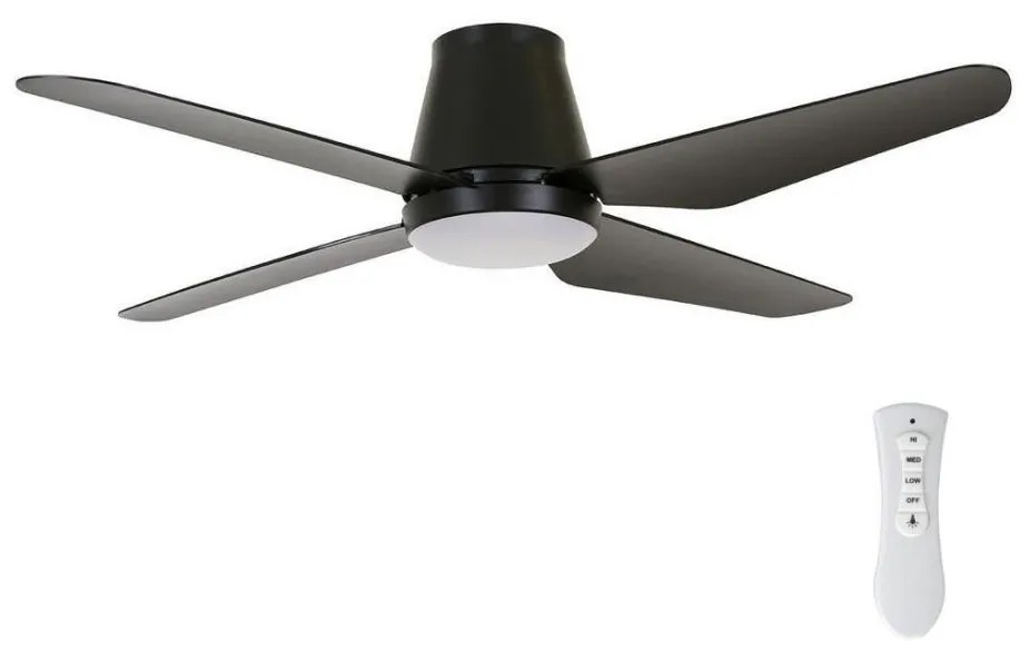 Lucci Air 213002 - LED Stropní ventilátor AIRFUSION ARIA LED/18W/230V černá + DO 213002