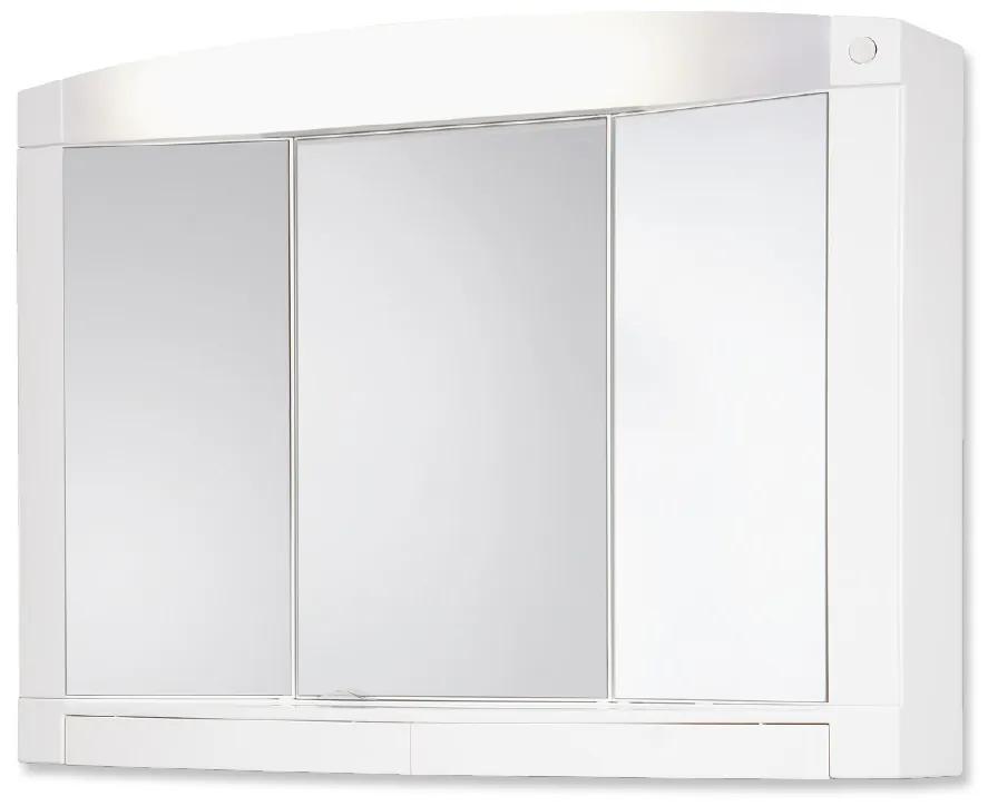 Jokey Plastové skříňky SWING Zrcadlová skříňka (galerka) - bílá - š. 76 cm, v. 58 cm, hl. 18 cm 186413220-0110