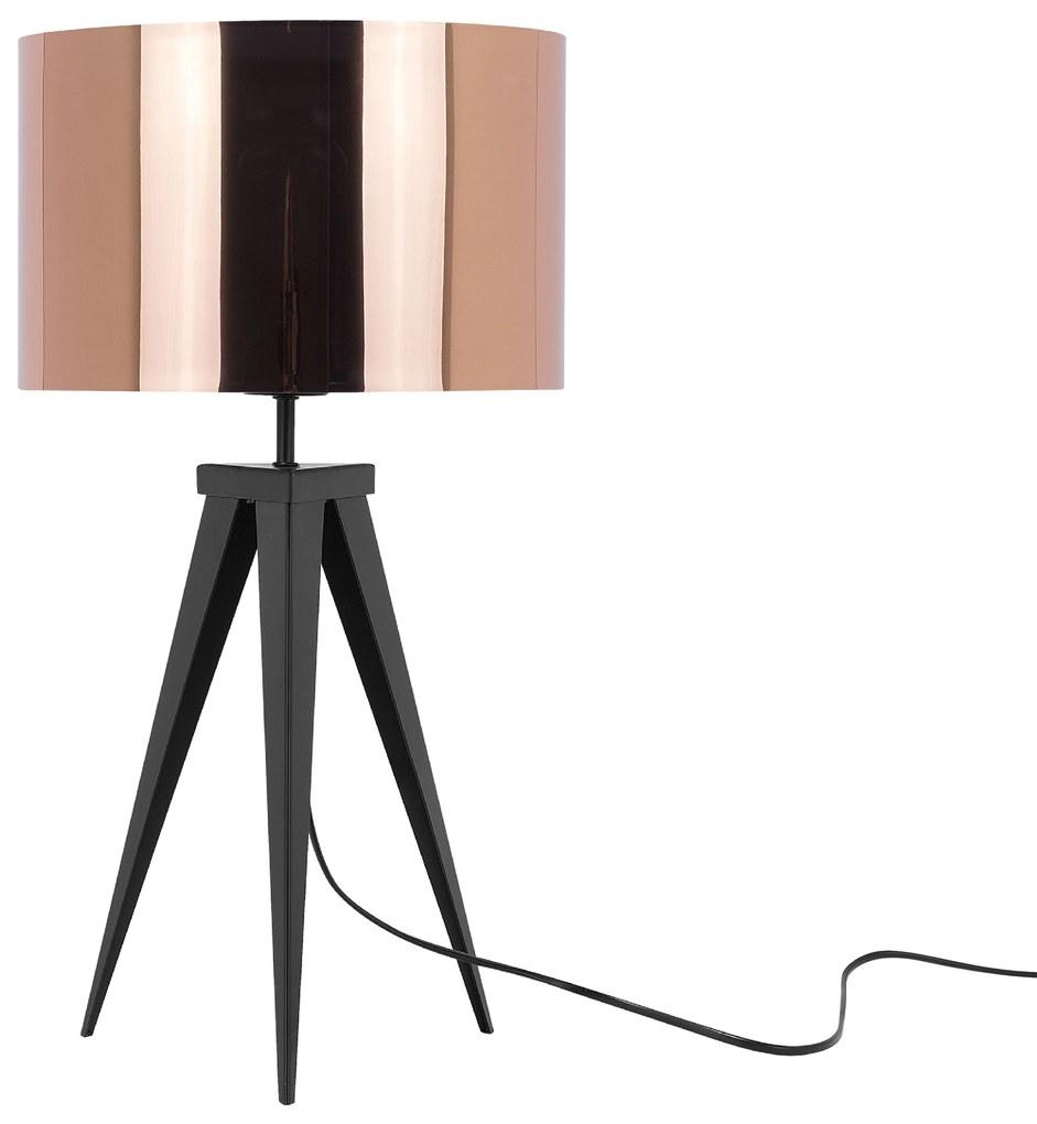 Stolní lampa v měděné barvě 55 cm STILETTO Beliani