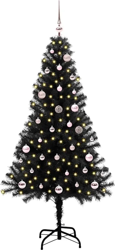 Vánoční stromeček Černá 150 cm PVC 3396467