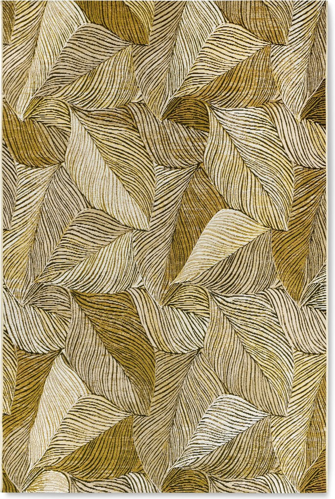 Villeroy & Boch Kusový koberec 106059 Gold, Black – na ven i na doma, 120x180, žlutá, chodba / předsíň