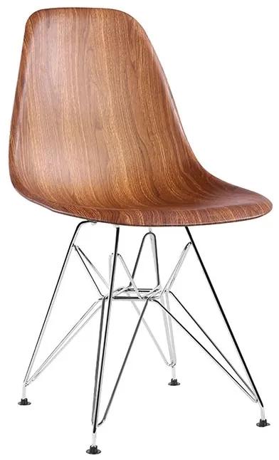 Židle DSR, imitace dřeva