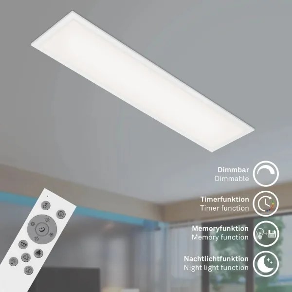 Brilo - LED RGBW Stmívatelné stropní svítidlo SLIM LED/24W/230V 100x25 cm + DO
