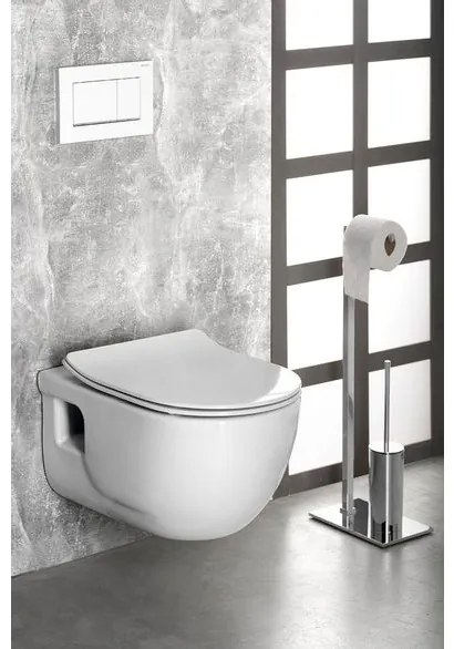Sapho Brilla WC mísa závěsná rimless, 36,5x53 cm 100614