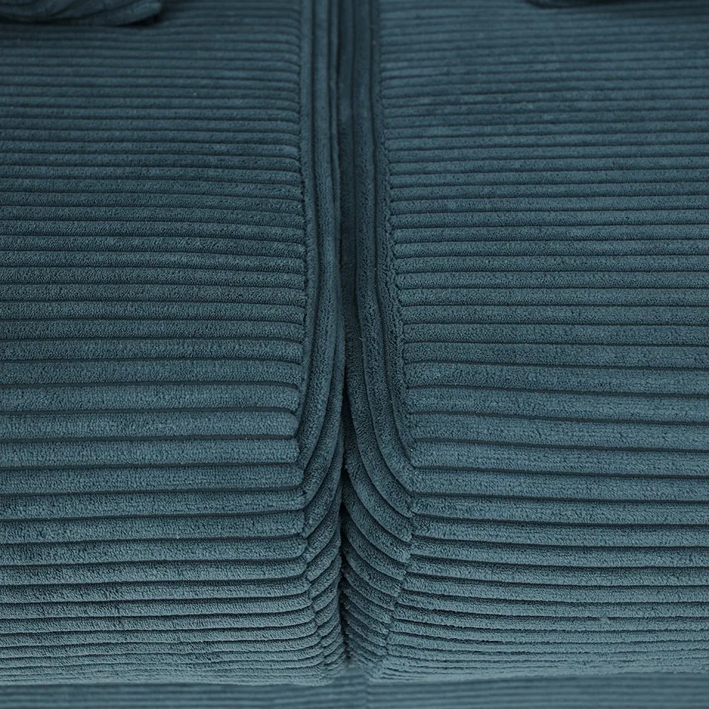 Extra prostorná pohovka, modrá / mentolová / světle šedá, Gilena BIG SOFA