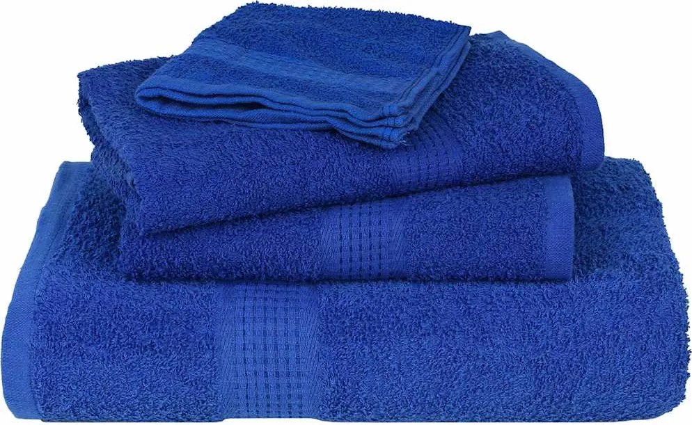 Ručníky do sprchy FROGN 4 ks modré 70 x 140 cm 360 g/m² 136714