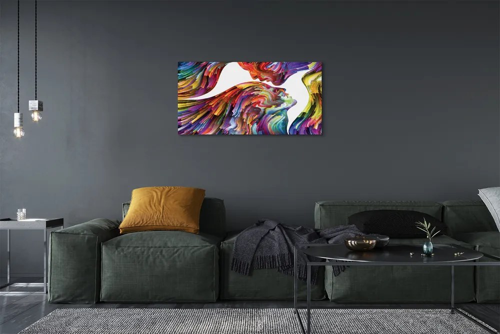 Obrazy na plátně obrazové plochy barva 100x50 cm