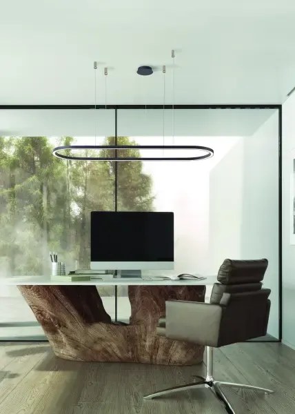 Designový lustr Elena 120 černá