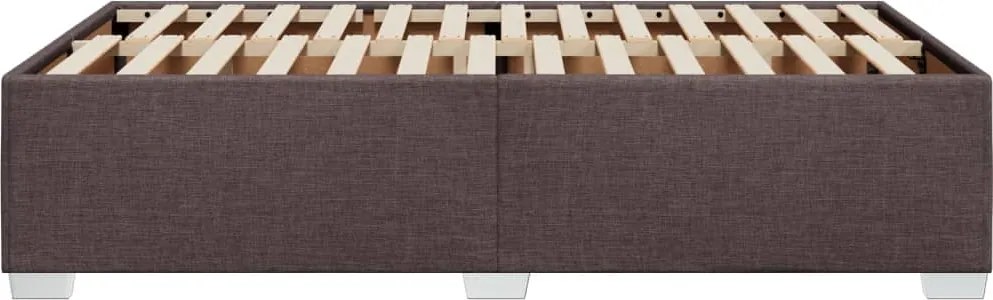 Rám postele bez matrací tmavě šedá 120x190 cm textil 3284460