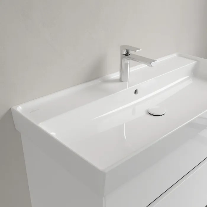 VILLEROY & BOCH Villeroy &amp; Boch COLLARO - Umyvadlo na skříňku 1000x470x160 mm, s přepadem, bílá Alpin CeramicPlus 4A33A5R1