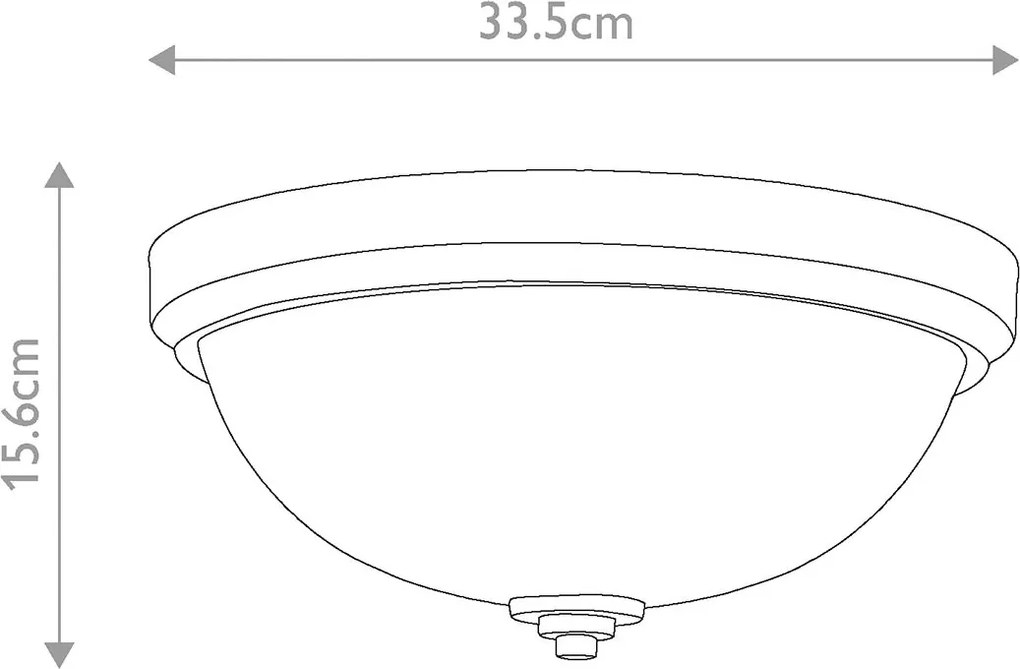 Stropní světlo do koupelny Elstead MALIBU BB 2x E27 IP44 mosazná barva