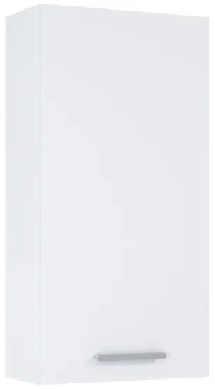 TILA Laura horní skříňka SLIM 40x21,6x80cm, bílá lesklá AQ TN6722