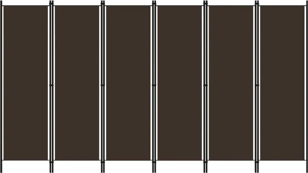 vidaXL 6dílný paraván 300 x 180 cm [320729] Barva: Bílá