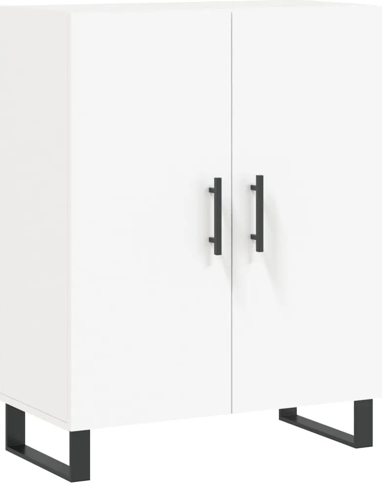 Skříň highboard bílá 69,5 x 34 x 180 cm kompozitní dřevo 3199577
