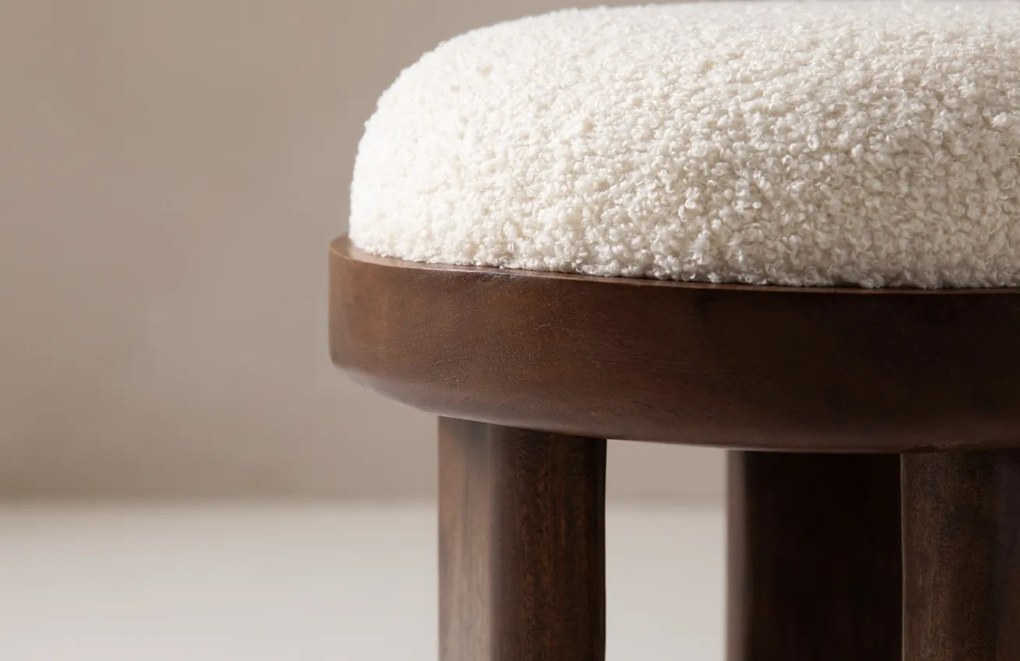 Micadoni Bouclé stolička Agapi 45 cm