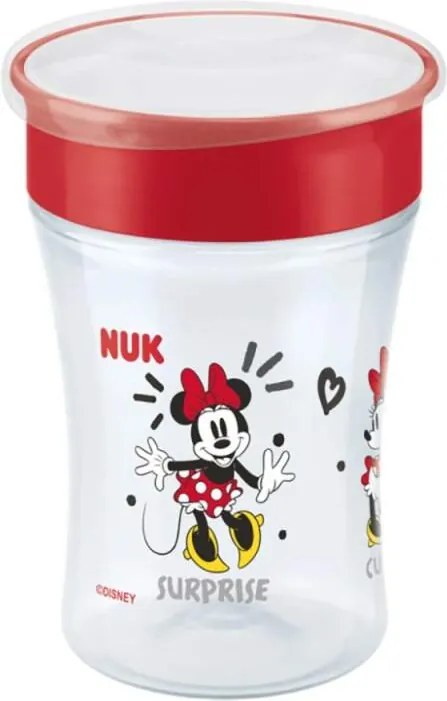 Dětský hrníček Magic NUK Cup Minnie (8+ m.) NUK 360° 230 ml