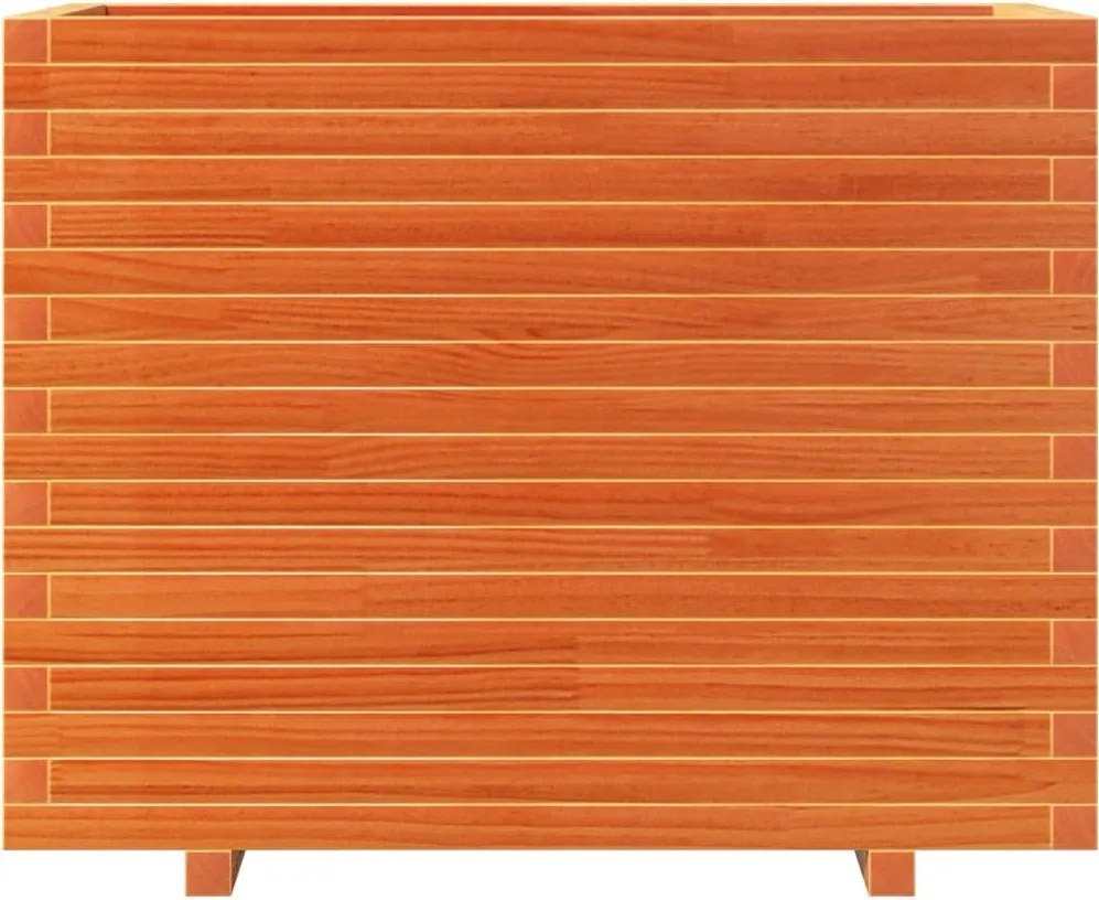 Zahradní truhlík voskově hnědý 90x40x72,5 cm masivní borovice 3282596