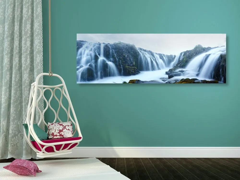 Obraz vznešené vodopády Varianta: 120x40